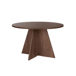 ESSTISCH mit rundem Tischplatte D120 cm 120/120/75 cm
