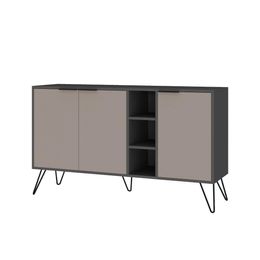 SIDEBOARD 3 Nischen und 3 T&uuml;ren L142 cm - Clara