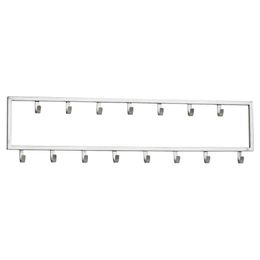 Wandgarderobe Wohnling ca. 80x20x4 cm Silberfarben