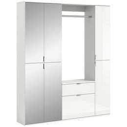 Garderobe Projekt X ca. 152x193 cm Wei&szlig;