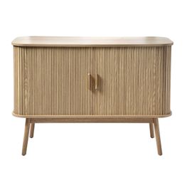 VINTAGE Sideboard Holzdekor 2 Schiebet&uuml;ren - L110cm