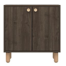 SIDEBOARD mit 2 T&uuml;ren und F&uuml;&szlig;en aus massivem Buchenholz 36/72/73 cm