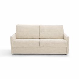 SCHLAFSOFA mit 3 Pl&auml;tzen aus geripptem Samt, 175 cm lang