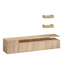 TV-SCHRANK eiche dekor - alika 180/35/45 cm