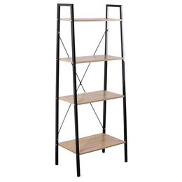 AUFBEWAHRUNGSREGAL mit 4 Ebenen im Industrial-Stil - L60 cm