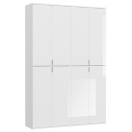 Dreht&uuml;renschrank Projekt X ca. 122x193 cm Wei&szlig;