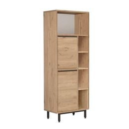BADEZIMMERSCHRANK mit 2 t&uuml;ren und 5 f&auml;chern 35,5/161,6/60 cm