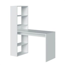 SCHREIBTISCH mit Regal - L120 cm