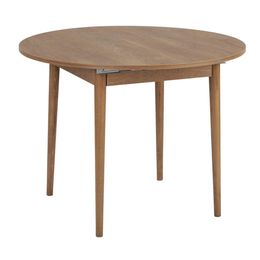 ESSTISCH ausziehbarer von 100 bis 131 cm mit runder Tischplatte 100/100/75 cm
