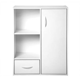 SCHRANK mit 2 F&auml;chern, 1 Schublade und 1 T&uuml;r