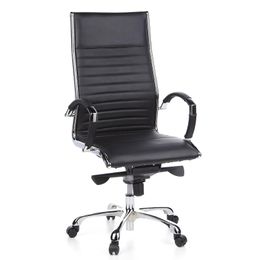 hjh OFFICE Profi Chefsessel PARMA 20 Leder mit Armlehnen