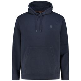Herren Gro&szlig;e Gr&ouml;&szlig;en | BOSS Hoodie aus Biobaumwolle Farbe dunkelblau Gr&ouml;&szlig;e: 4XL
