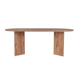 ESSTISCH mit ovaler Tischplatte L200 cm 90/200/75 cm