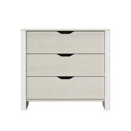 KOMMODE 3 Schubladen Nairobi - L88 x H80 x P43 cm
