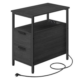 BEISTELLTISCH mit 2 Schubladen - H60 cm