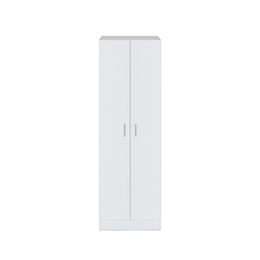 SCHRANK 2-t&uuml;rig, wei&szlig; 58,5/181/37 cm