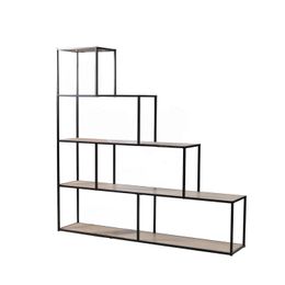 B&Uuml;CHERREGAL im Treppen-Design - L160 x H157 cm - Colorado