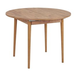 ESSTISCH ausziehbarer von 100 bis 131 cm mit runder Tischplatte 100/100/75 cm