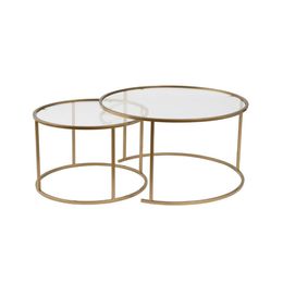 COUCHTISCHE mit Glasplatte 80/80/43 cm