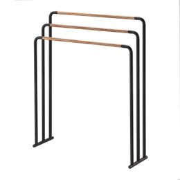 Yamazaki HANDTUCHHALTER aus Metall mit 3 Stangen - 70/19/83 cm
