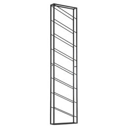 Weinregal WOHNLING Schwarz ca. 36x150x8cm