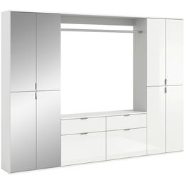 Garderobe Projekt X ca. 243x193 cm Wei&szlig;