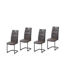 HTI-Living Schwingstuhl DannyP PU Braun