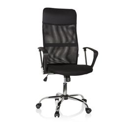 hjh OFFICE Home Office Chefsessel PURE NET Kunstleder/Netzstoff mit Armlehnen