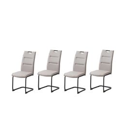 HTI-Living Schwingstuhl DannyP PU Cappuccino