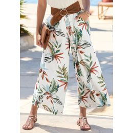 Lascana Damen Culotte, Braun, Gr. 44, Culotte, Material: Viskose