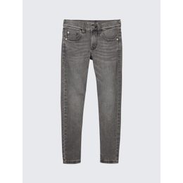 Tom Tailor Jungen RYAN SKINNY Jeans mit Stretch, grau, Uni, Gr. 176