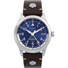 Timex Waterbury GMT X Pan Am Herrenbraun Uhr TW2W97300
