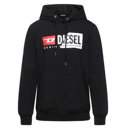Diesel S-Girk-Hood-Cuty Schwarzer Hoodie