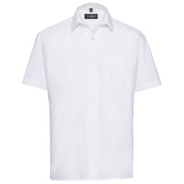 Russel Athletic Russell Collection - Hemd Pflegeleicht f&uuml;r Herren kurz&auml;rmlig (Wei&szlig;)