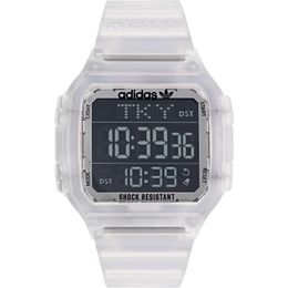 adidas originals Street Digital One GMT Unisex Transparente Uhr AOST22049