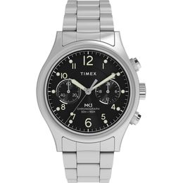 Timex Military Mk1 Silber Herren Armbanduhr TW2Y71000