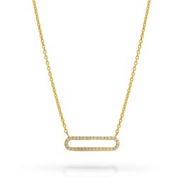 Orphelia 'Charm' Halskette f&uuml;r Damen aus 925er Sterlingsilber &ndash; Gold ZK-7563/G