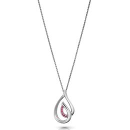 Orphelia 'Dazzle' Damenkette mit Anh&auml;nger aus 925er Sterlingsilber &ndash; Silber ZH-7518/R