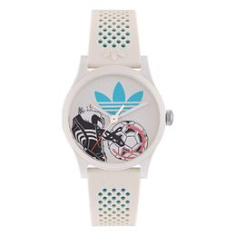 adidas originals Game Three Unisex Wei&szlig;er Uhr AOSY26013