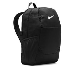 Rucksack Nike "NK BRSLA M BKPK - X", schwarz, schwarz, wei&szlig;, Rucks&auml;cke, Herren, Obermaterial: 100% Polyester, Rucksack, f&uuml;r Fitness und Alltag, mit separater Laptoptasche, sportlicher Stil
