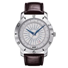 Tissot Heritage Navigator 160 Jahre Jubil&auml;um Herrenbraun Uhr T0786411603700