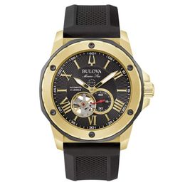 Bulova Marine Star Herrenuhr schwarz 98A272