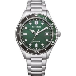 Citizen Damen Silberne Uhr AW1828-80X