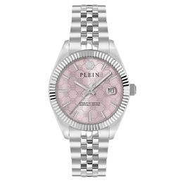 Philipp Plein Date Superlative Silber Damen Armbanduhr PWYFA0826