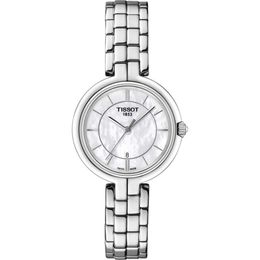 Tissot Flamingo Silber Damen Armbanduhr T0942101111100