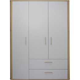 M&auml;usbacher Kleiderschrank M&Auml;USBACHER, grau (asteiche, kreidegrau), B:138cm H:189cm T:51cm, Holzwerkstoff, Schr&auml;nke, Kleiderschrank