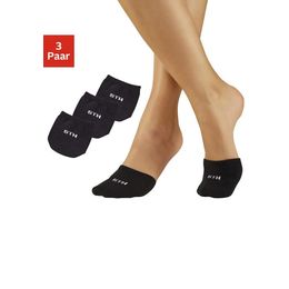 H.I.S. H.I.S Zehlinge 'Damen Zehentopper, Zehensocken, Halbsocken mit Baumwolle' schwarz Gr. f&uuml;r Damen. Elastisch. Nachhaltig.