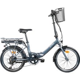 E-Bike Llobe "Falt E-Bike 20" Agile" Gr. 37, anthrazit, anthrazit, Elektrofahrr&auml;der, 37cm, 20 Zoll (50,80cm)