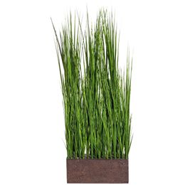 Kunstgras Creativ green "Gras Raumteiler", gr&uuml;n, B:30cm H:85cm T:10cm, Kunststoff, Kunstpflanzen