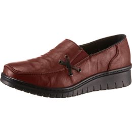 Loretta Damen Slipper bordeaux, Gr&ouml;&szlig;e 41